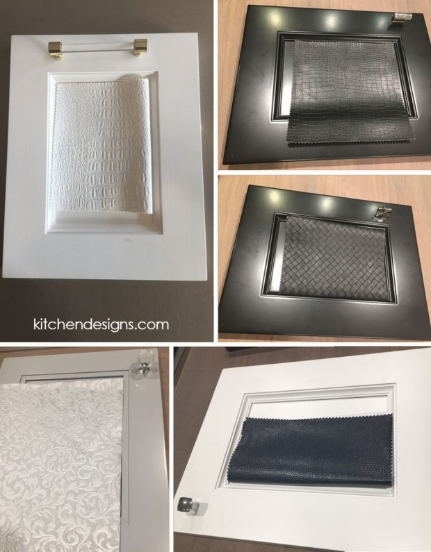 Leather Kitchen Cabinet Doors and Furniture | Kitchen Designs by Ken ...