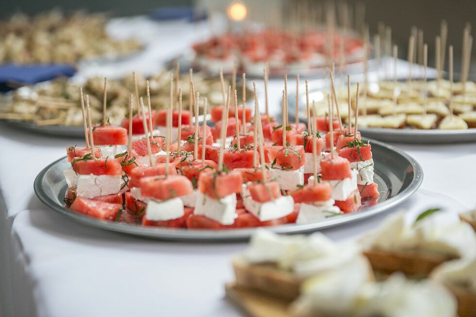 Party Appetizers for a Pretty Food Display - Canapés Recipes